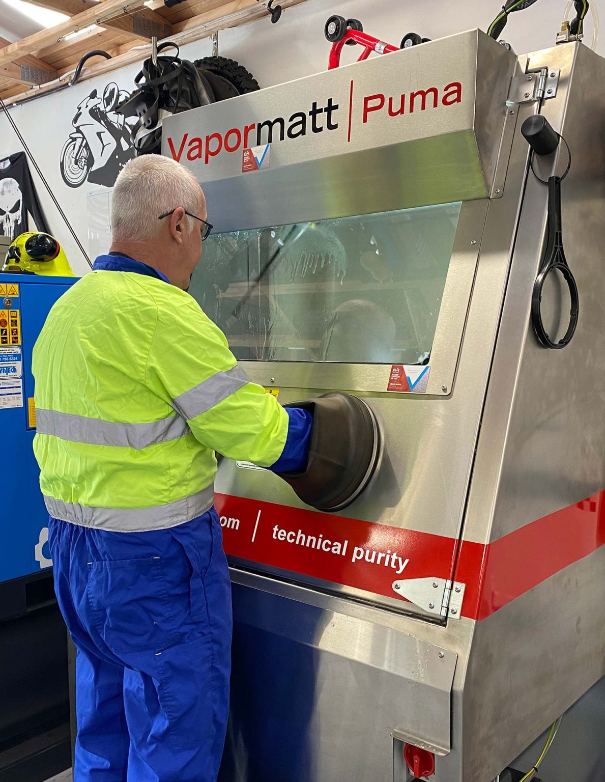 Vapour Blasting – Baker Vapour Blast